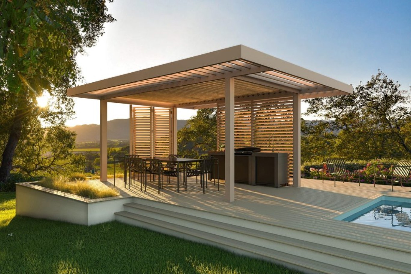Pool house Alu Vannes : pose et fabrication sur-mesure | Breizalu